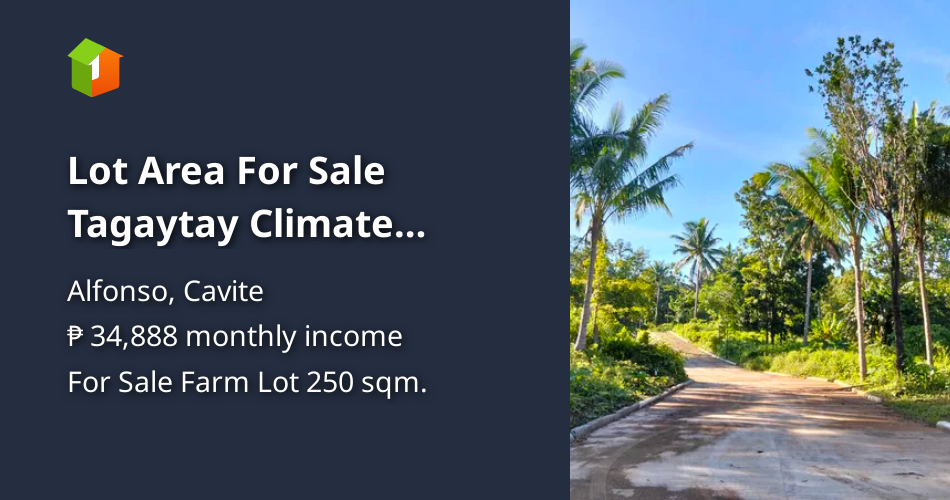 Lot Area For Sale Tagaytay Climate Located at Cavite [Lots 🚜] (April 2025) in Alfonso, Cavite ...