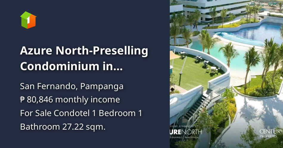 Azure North-Preselling Condominium in Fernando Pampanga [Condos 🏙️] (May 2024) in San Fernando ...