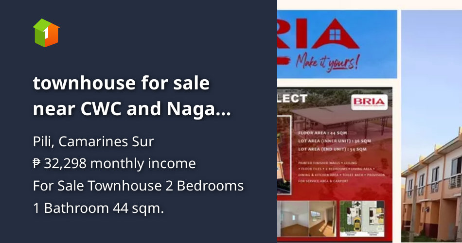 Townhouse for sale near CWC and Naga Airport [Houses and Lots 🏘️] (May ...