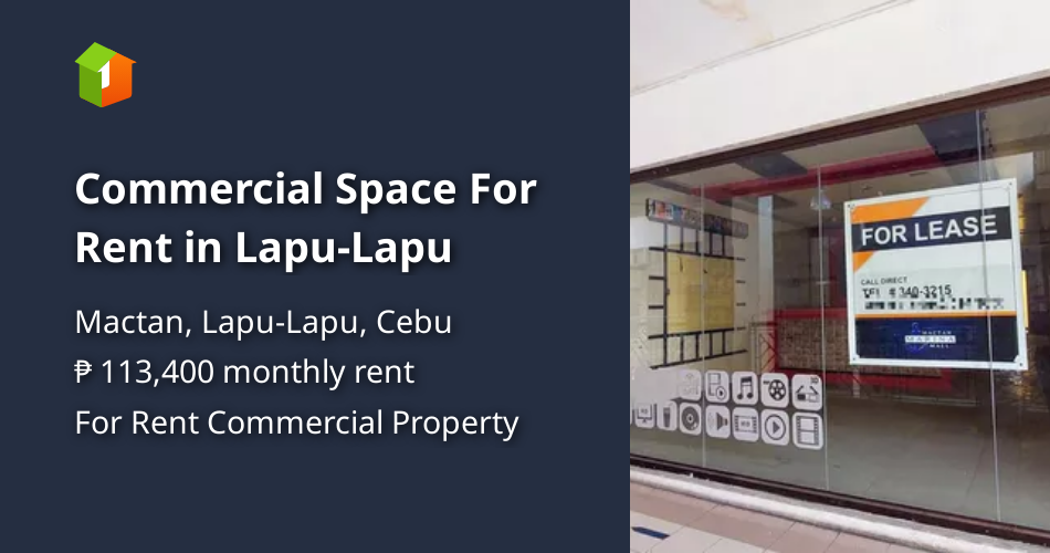 Commercial Space For Rent in Lapu-Lapu [Commercial Properties 🏭 ...
