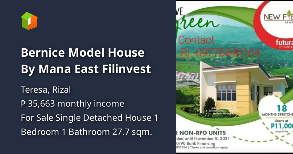 Bernice Model House By Mana East Filinvest [Houses and Lots 🏘️ ...