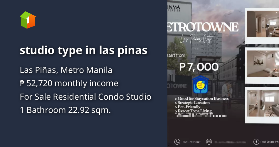Studio type in las pinas [Condos 🏙️] (December 2024) in Las Piñas ...