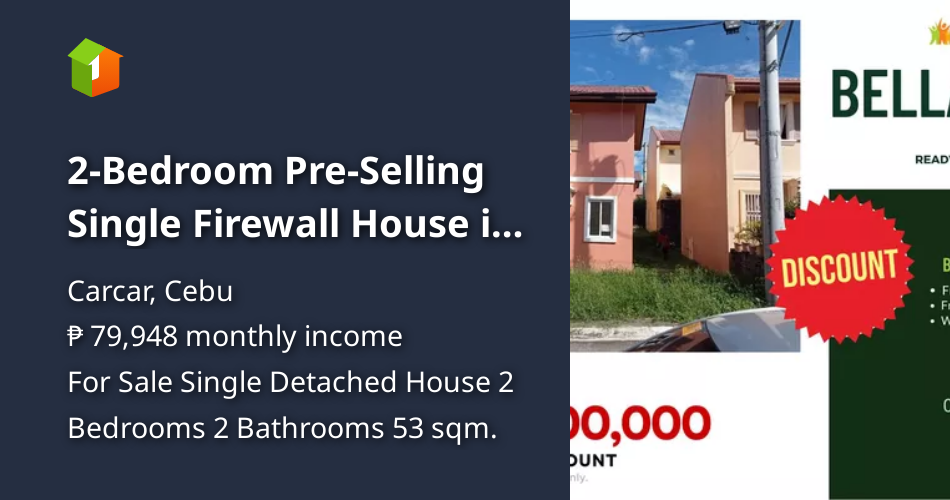 2-Bedroom Pre-Selling Single Firewall House in Carcar City [Houses and ...