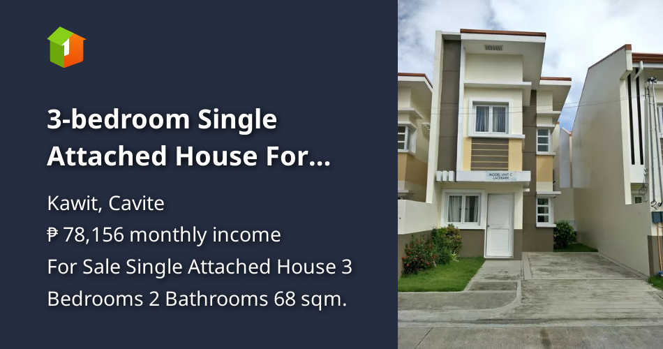 3-bedroom Single Attached House For Sale in Kawit Cavite [Houses and ...