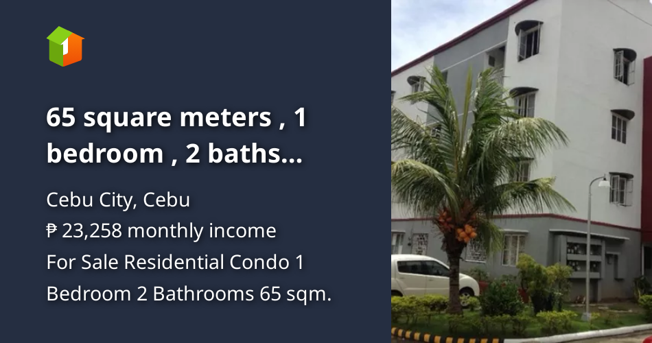 65 square meters , 1 bedroom , 2 baths 15mins to Airport for Sale ...