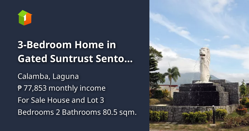 3-Bedroom Home in Gated Suntrust Sentosa Community, Calamba [Houses and ...