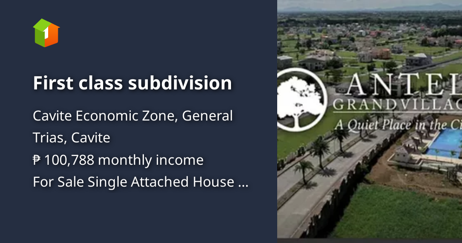 First class subdivision [Houses and Lots 🏘️] (September 2021) in Cavite ...