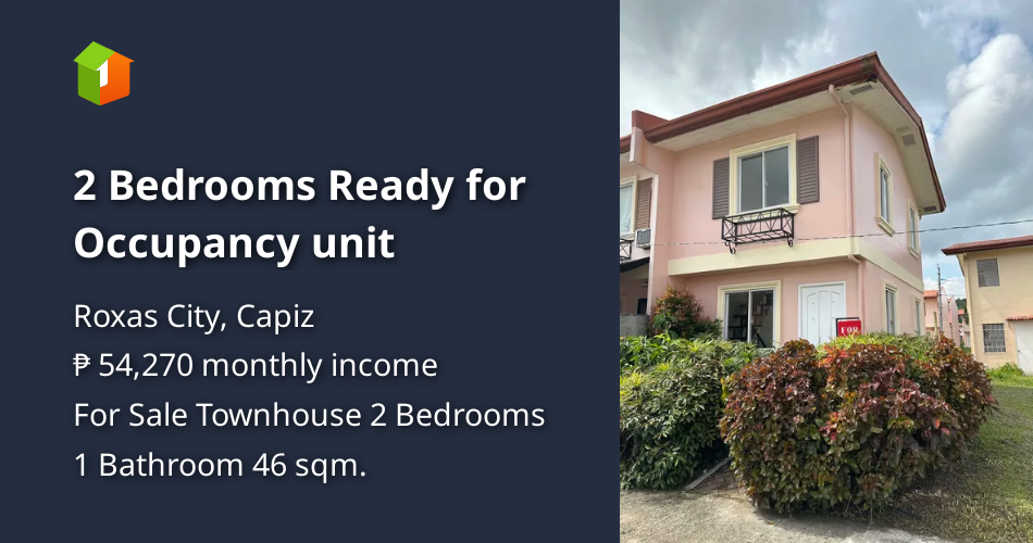 2 Bedrooms Ready for Occupancy unit [Houses and Lots 🏘️] (July 2024) in ...