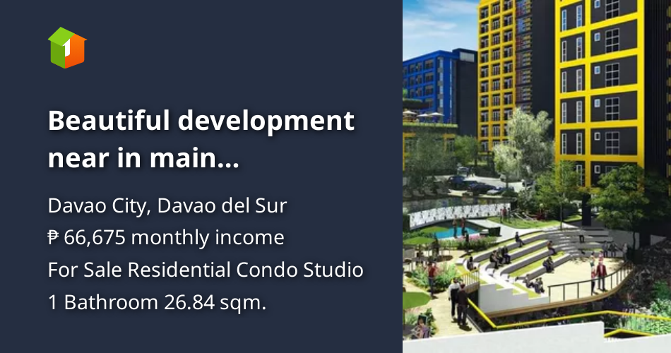 Beautiful development near in main establishments and vital centers ...