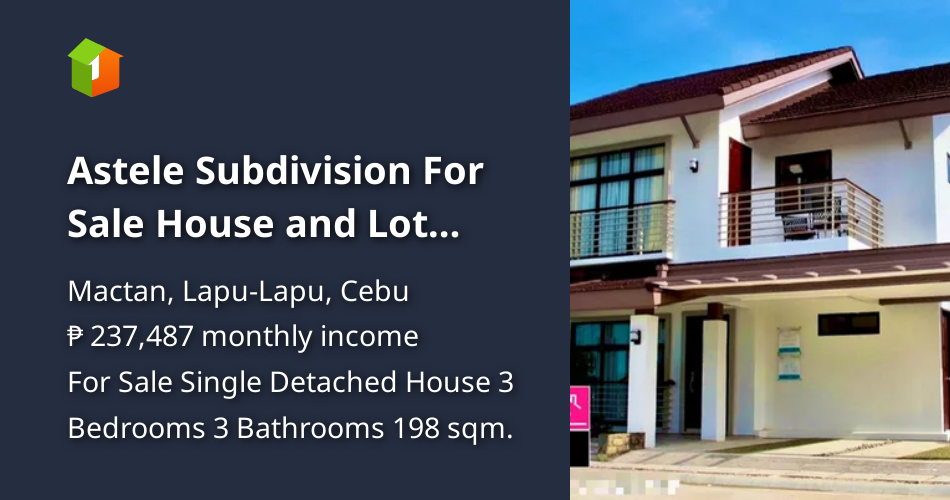 Astele Subdivision For Sale House and Lot Mactan Cebu [Houses and Lots ...