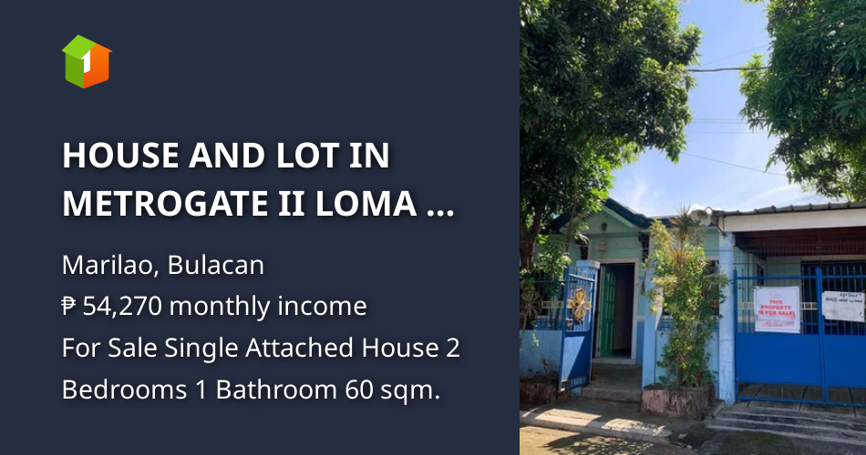 HOUSE AND LOT IN METROGATE II LOMA DE GATO MARILAO [Houses and Lots 🏘️ ...