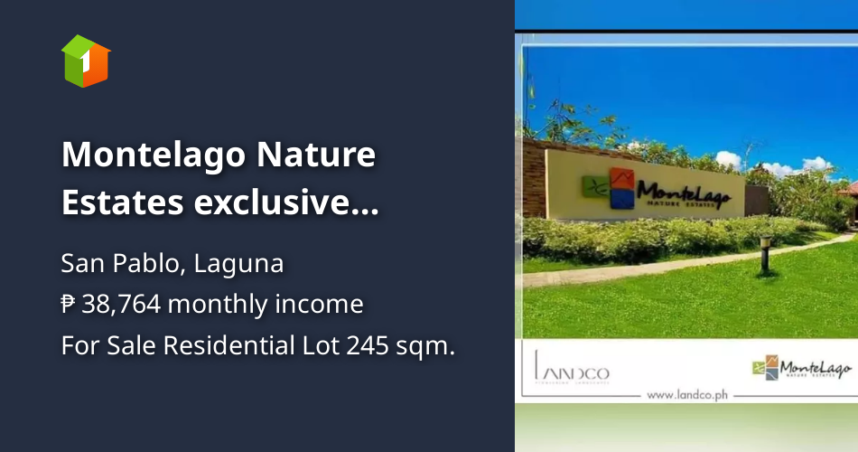 Montelago Nature Estates exclusive SUBDIVISION [Lots 🚜] (May 2023) in ...