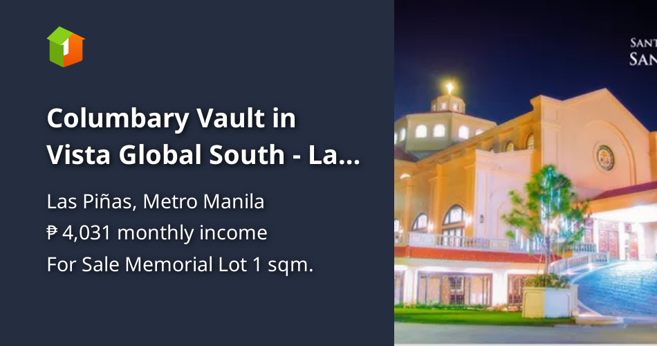 Columbary Vault in Vista Global South - Las • [Lots 🚜] (July 2021) in ...