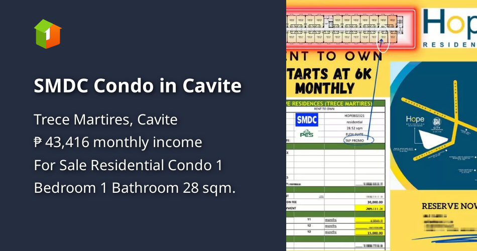 SMDC Condo in Cavite [Condos 🏙️] (October 2024) in Trece Martires ...