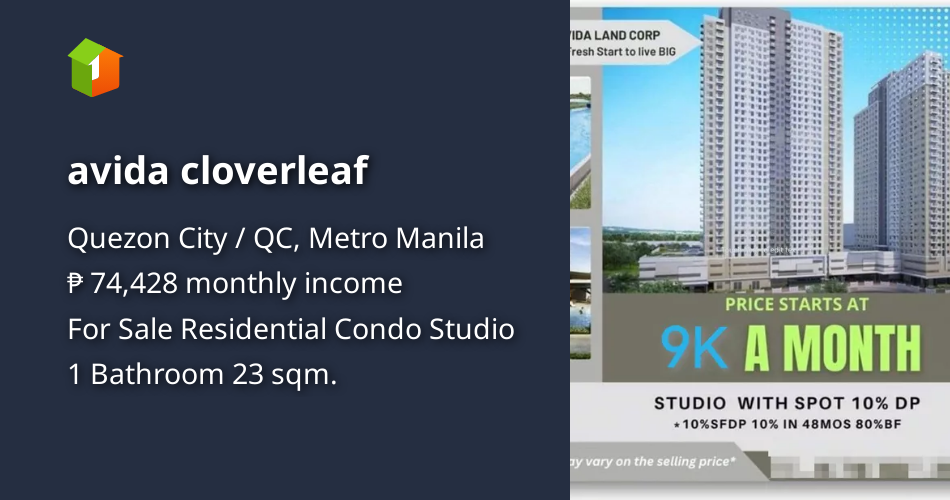 Avida cloverleaf [Condos 🏙️] (March 2026) in Quezon City / QC, Metro ...