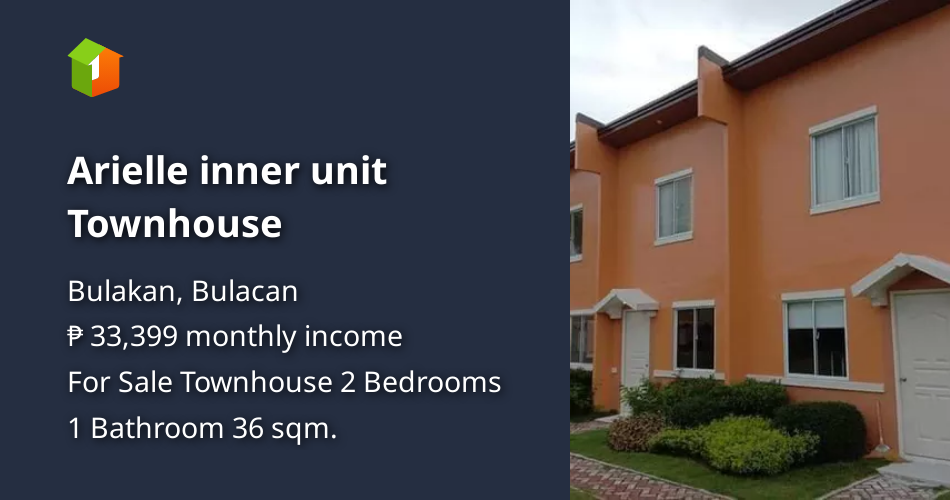 Arielle inner unit Townhouse [Houses and Lots 🏘️] (May 2023) in Bulakan ...