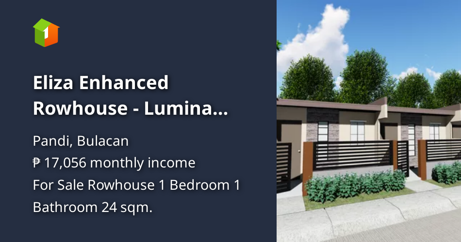 Eliza Enhanced Rowhouse - Lumina Pandi Bulacan [Houses and Lots 🏘️] (November 2024) in Pandi ...