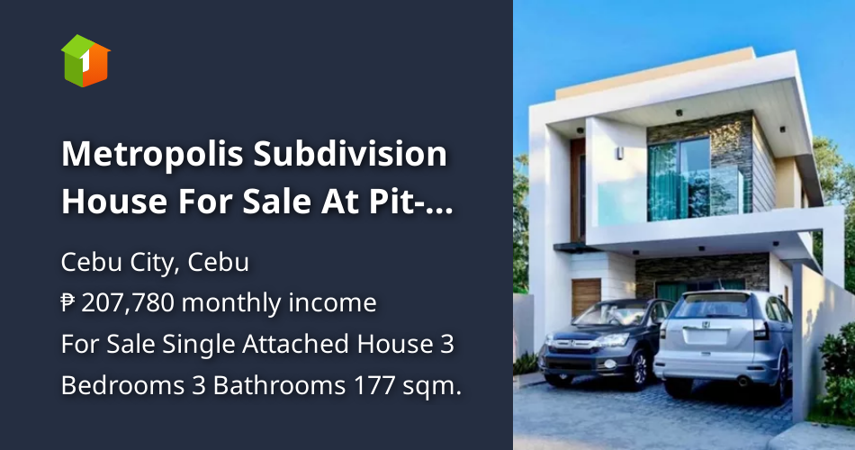 Metropolis Subdivision House For Sale At Pit-os Cebu City [Houses and ...