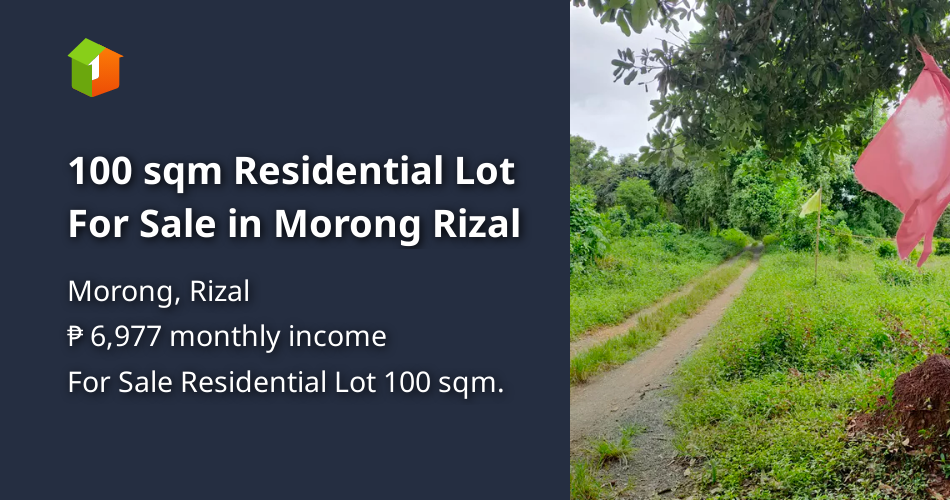 100 sqm Residential Lot For Sale in Morong Rizal [Lots 🚜] (June 2025 ...