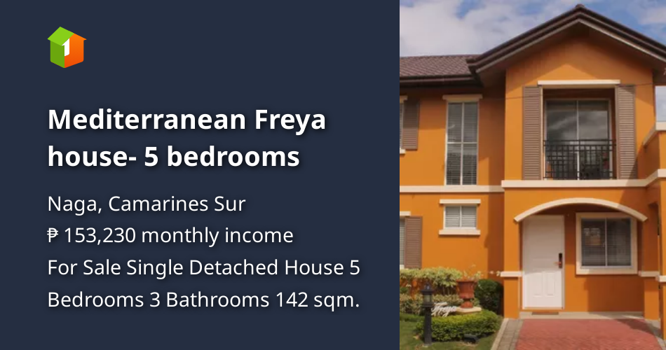 Mediterranean Freya house- 5 bedrooms [Houses and Lots 🏘️] (May 2024 ...