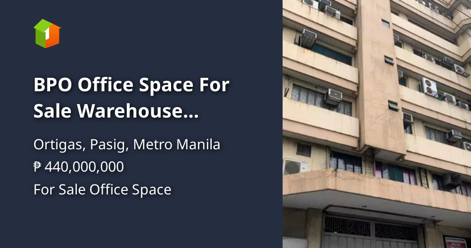BPO Office Space For Sale Warehouse Building Tondo Manila Philippines ...