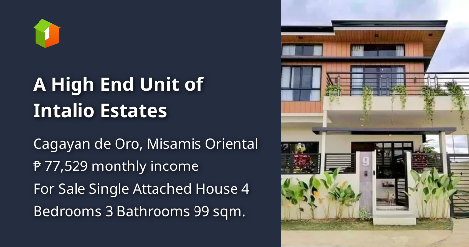 A High End Unit of Intalio Estates [Houses and Lots 🏘️] (May 2023) in ...