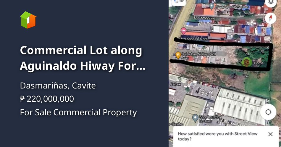 Commercial Lot along Aguinaldo Hiway For Sale in Dasmarinas, Cavite ...