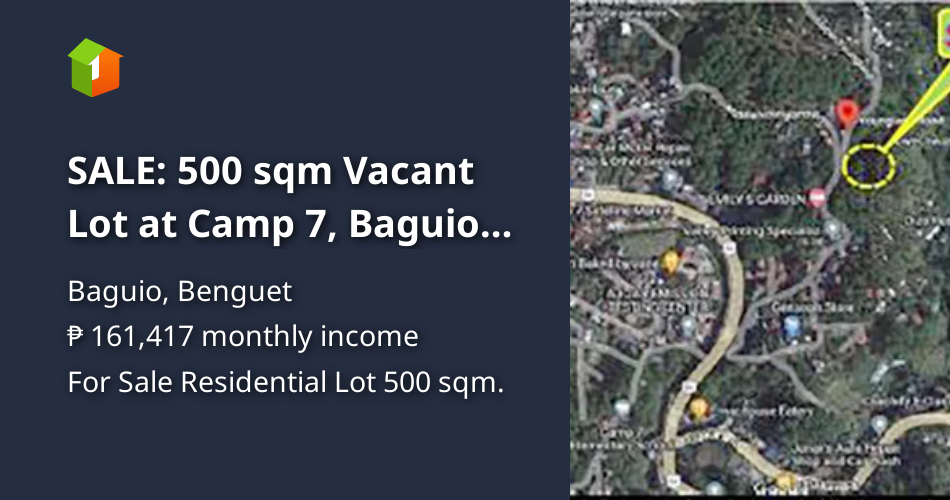 SALE: 500 sqm Vacant Lot at Camp 7, Baguio City [Lots 🚜] (March 2026 ...