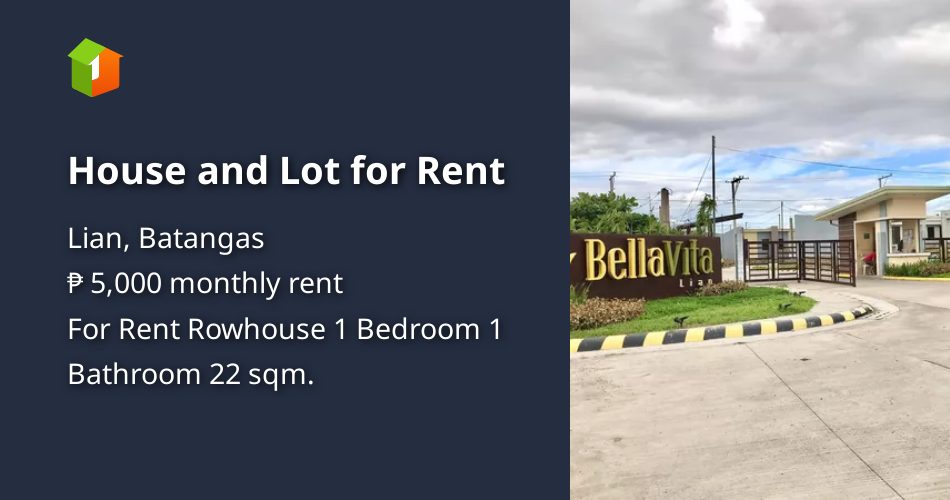 House and Lot for Rent [Houses and Lots 🏘️] (May 2024) in Lian ...