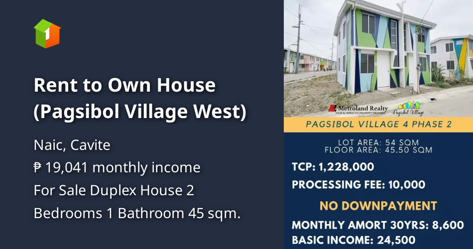 Rent to Own House (Pagsibol Village West) [Houses and Lots 🏘️] (October ...