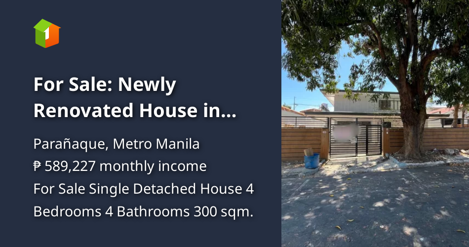 For Sale: Newly Renovated House in Merville Park Paranaque [Houses and ...