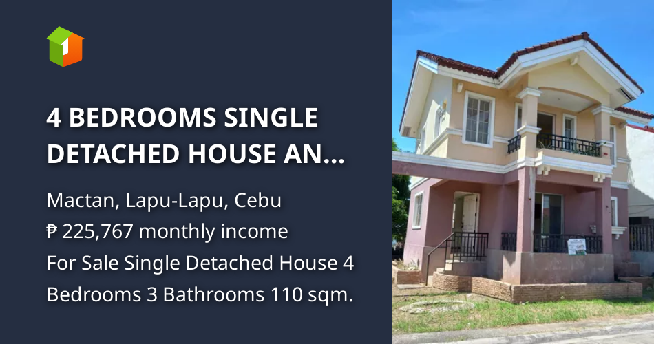 4 BEDROOMS SINGLE DETACHED HOUSE AND LOT READY FOR OCCUPANCY UNIT ...