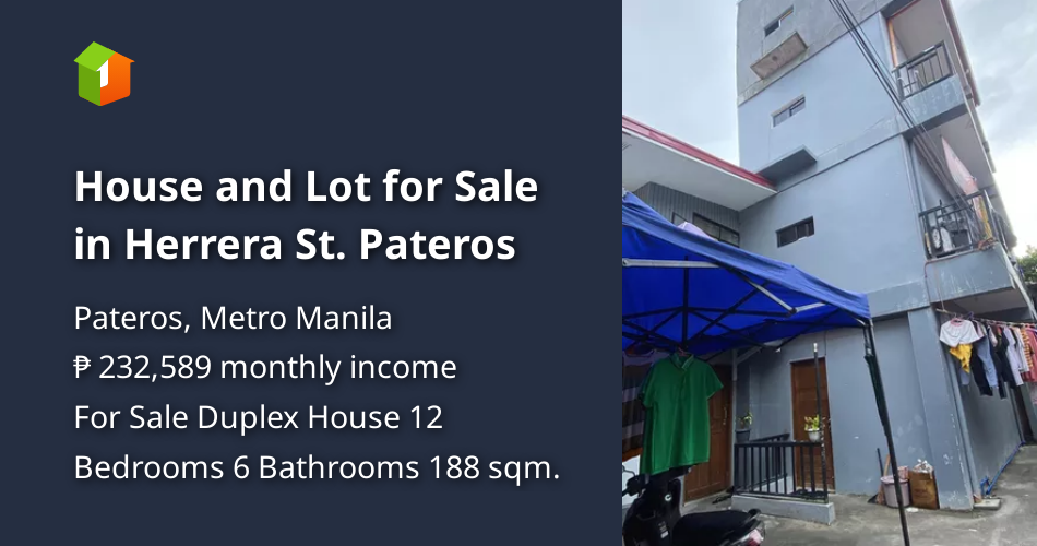 House and Lot for Sale in Herrera St. Pateros [Houses and Lots 🏘️ ...