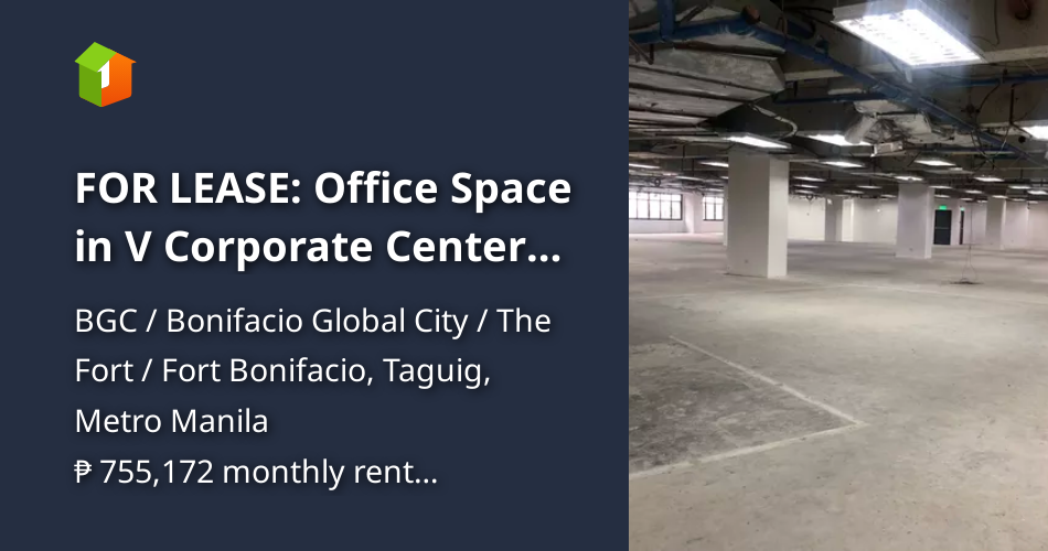 FOR LEASE: Office Space in V Corporate Center Makati City [Commercial ...