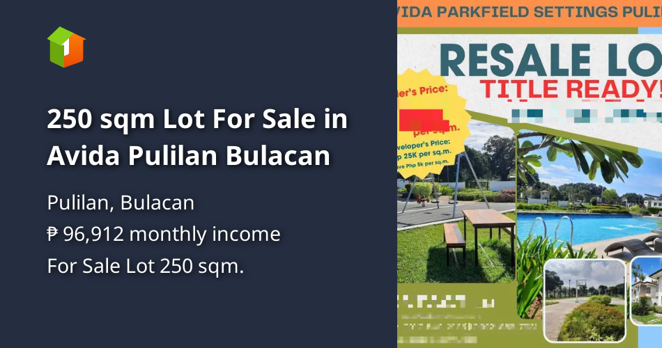250 sqm Lot For Sale in Avida Pulilan Bulacan [Lots 🚜] (May 2024) in ...