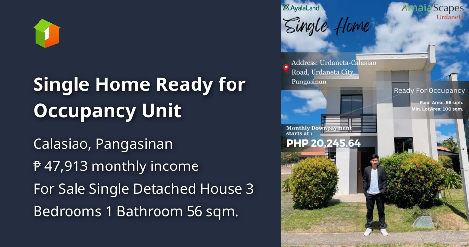 Single Home Ready for Occupancy Unit [Houses and Lots 🏘️] (September ...