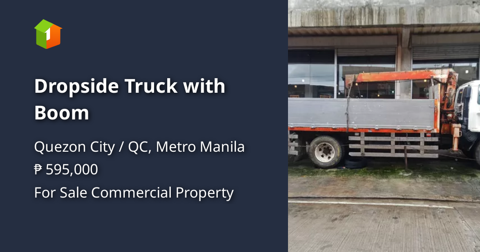 Dropside Truck with Boom [Commercial Properties 🏭] (July 2025) in ...