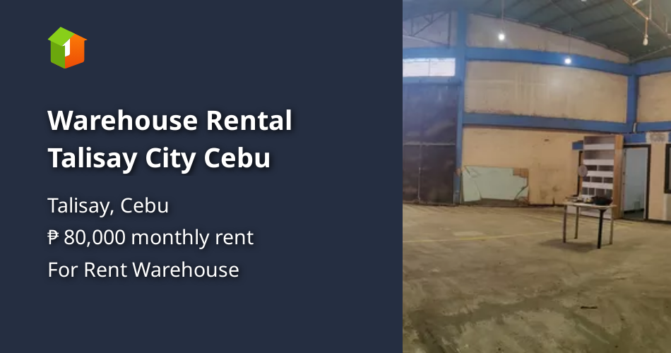 Warehouse Rental Talisay City Cebu [Commercial Properties 🏭] (August ...