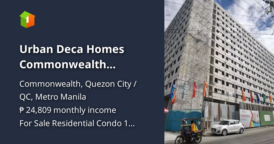 Urban Deca Homes Commonwealth Quezon City Condo For Sale [Condos 🏙️ ...