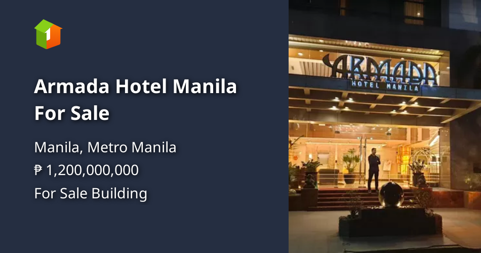 Armada Hotel Manila For Sale [Commercial Properties 🏭] (November 2025 ...