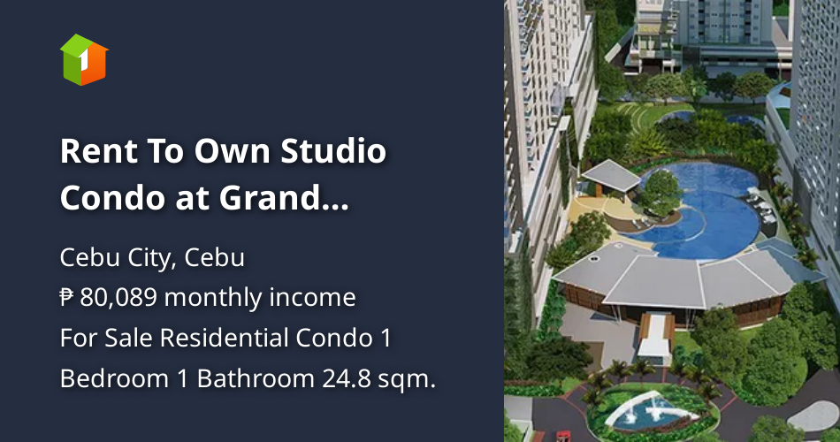 Rent To Own Studio Condo at Grand Residences Cebu City [Condos 🏙️ ...