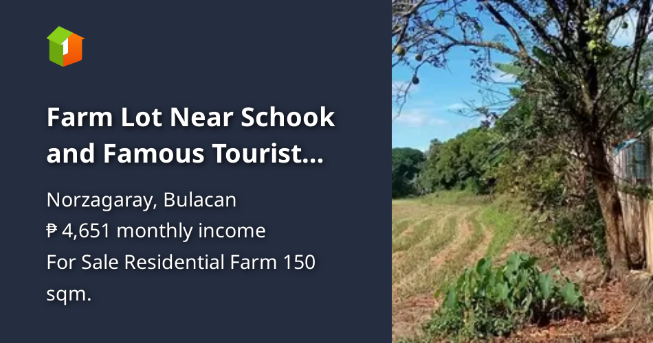 Farm Lot Near Schook and Famous Tourist Spot in Norzagaray Bulacan ...
