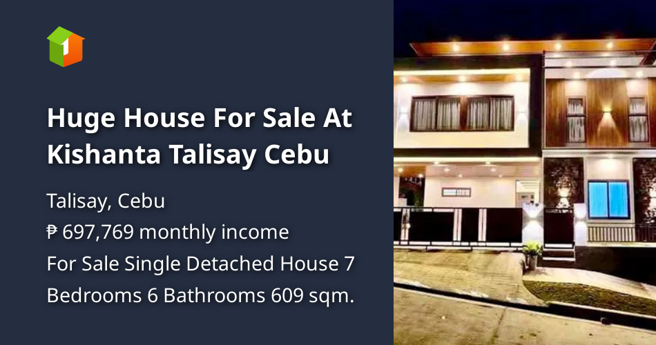 Huge House For Sale At Kishanta Talisay Cebu [Houses and Lots 🏘️ ...