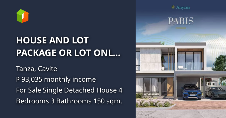 HOUSE AND LOT PACKAGE OR LOT ONLY FOR SALE [Houses and Lots 🏘️ ...