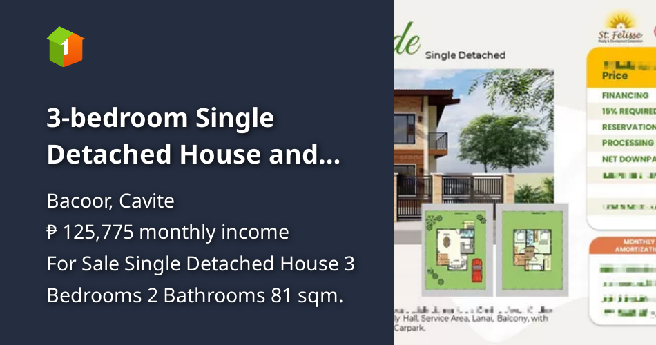 3-bedroom Single Detached House and Lot For Sale in St. Jude st ...