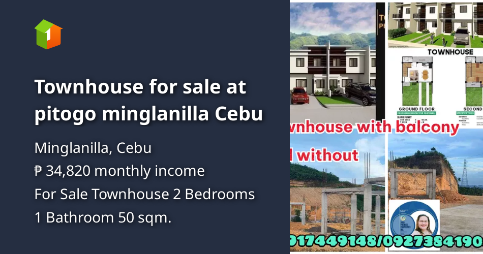 Townhouse for sale at pitogo minglanilla Cebu [Houses and Lots 🏘️ ...