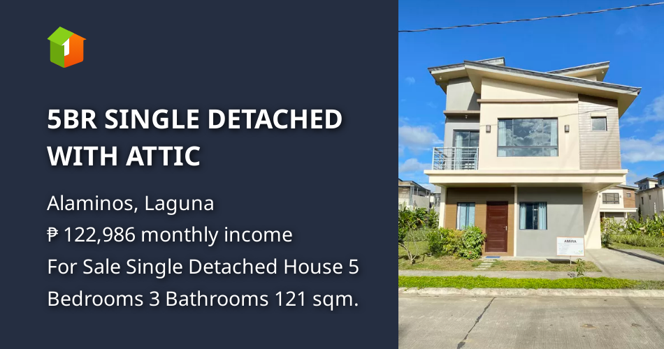 5BR SINGLE DETACHED WITH ATTIC [Houses and Lots 🏘️] (March 2024) in ...
