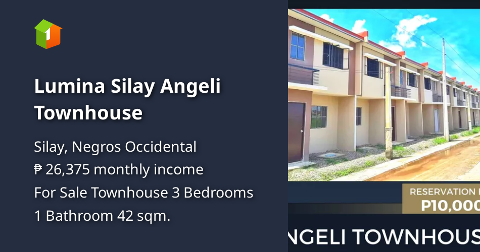 Lumina Silay Angeli Townhouse [Houses and Lots 🏘️] (January 2022) in ...