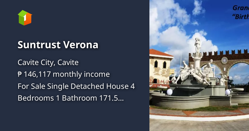 Suntrust Verona [Houses and Lots 🏘️] (October 2020) in Cavite City ...