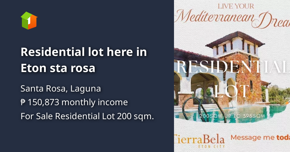 Residential lot here in Eton sta rosa [Lots 🚜] (December 2024) in Santa ...